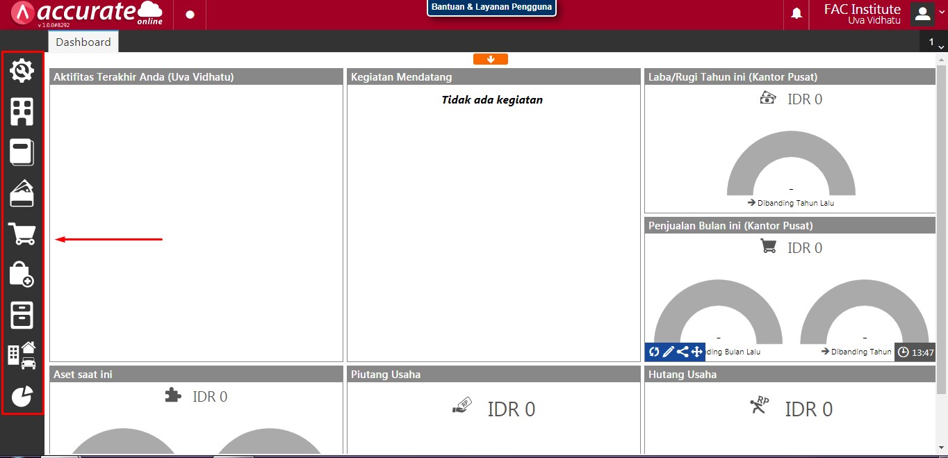 Jasa Pelatihan Accurate 5 : Navigasi Akses Menu